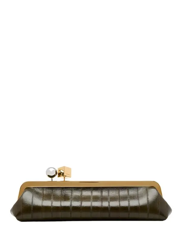 Jacquemus The Salon Clutch - Green