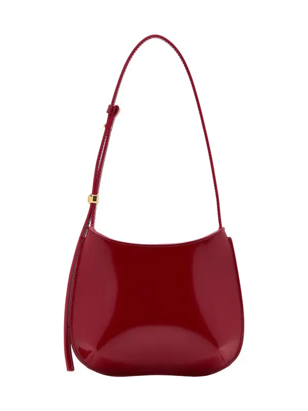 Jacquemus The Petit Bisou Leather Bag - Red