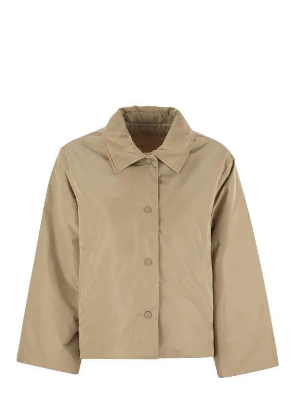 Max Mara Mimma Reversible Taffeta Jacket - Beige