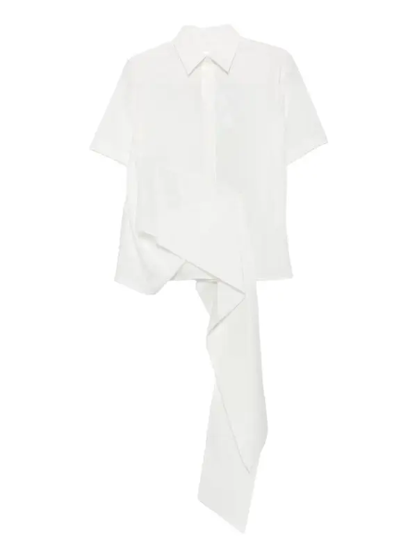 Christian Wijnants Wrapped Paneled Top - White