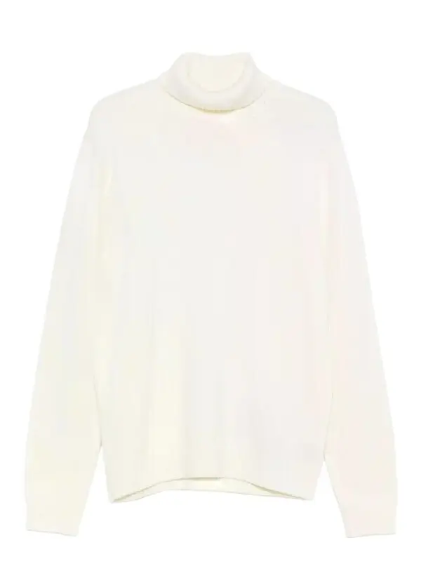 ZANONE Turtleneck Wool Sweater - White