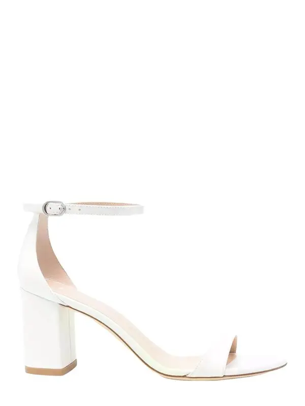 STUART WEITZMAN 70mm Nearlynude Ankle-strap Sandals - White