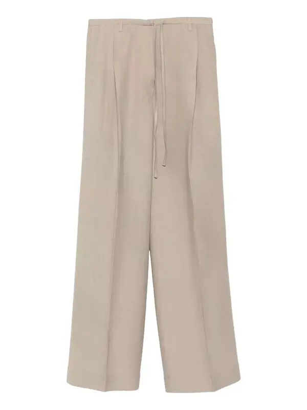 Christian Wijnants Pleated Wide-leg Trousers - Neutrals