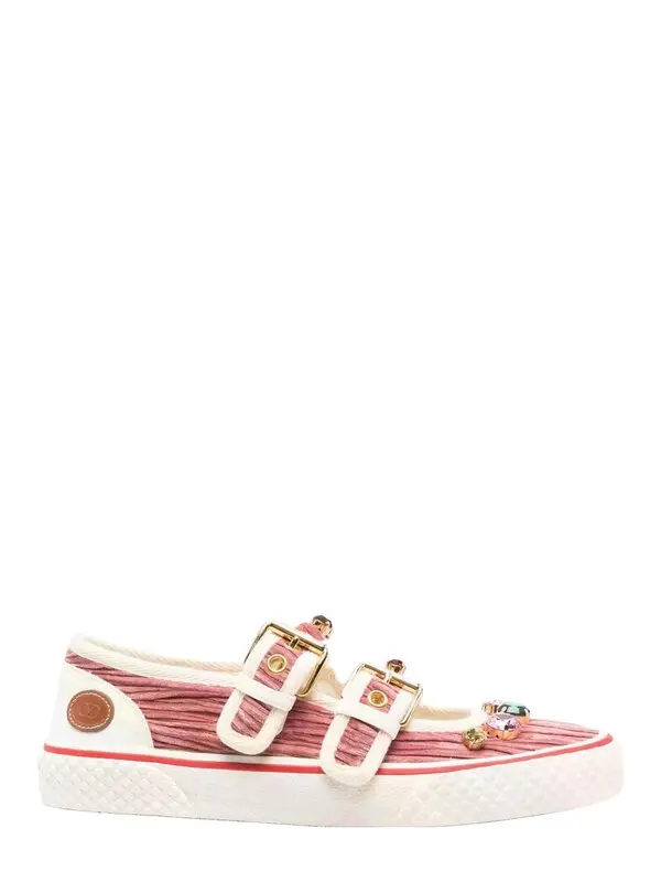 Valentino Garavani Dollyboard Buckled Sneakers - Pink