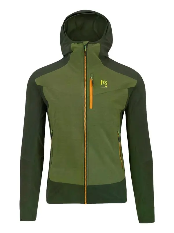 KARPOS Hooded Textured-panel Jacket - Green