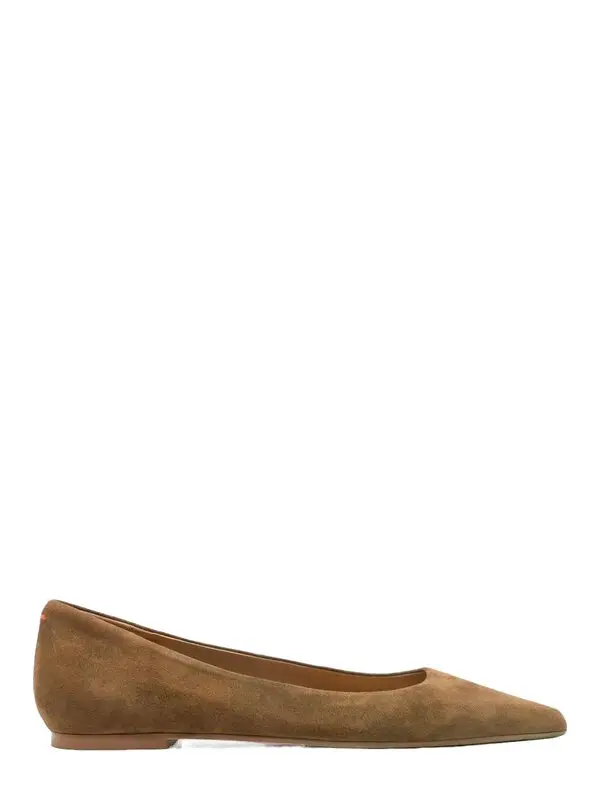 AeydĒ Pointed-toe Suede Pumps - Brown