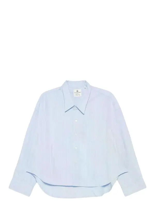 Denimist Cropped Shirt - Blue