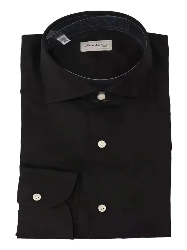SARTORIO NAPOLI Cotton Shirt - Black