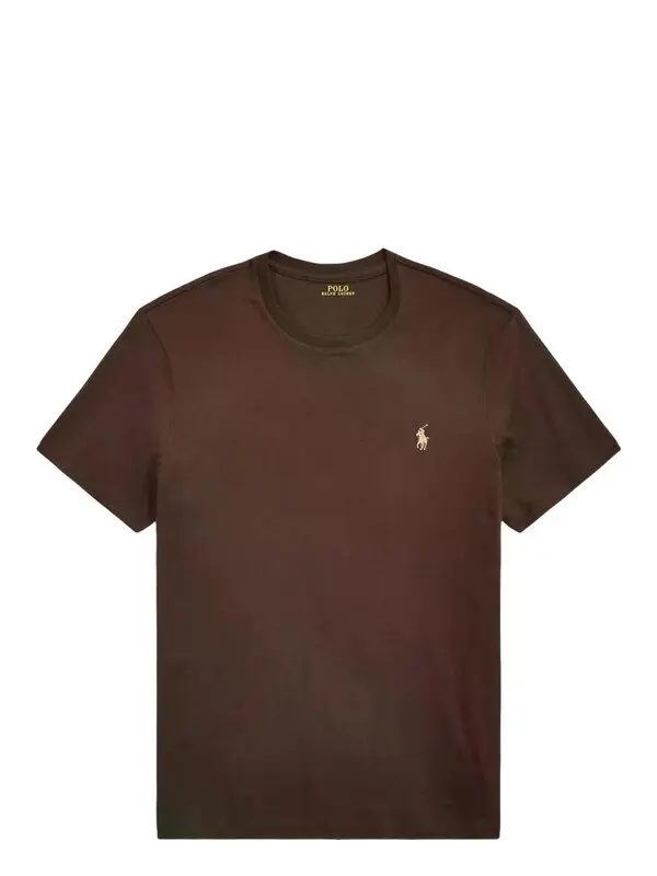 Polo Ralph Lauren Logo-embroidered T-shirt - Brown