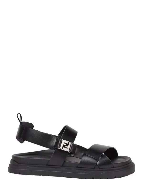 Fendi Ff Sandals - Black