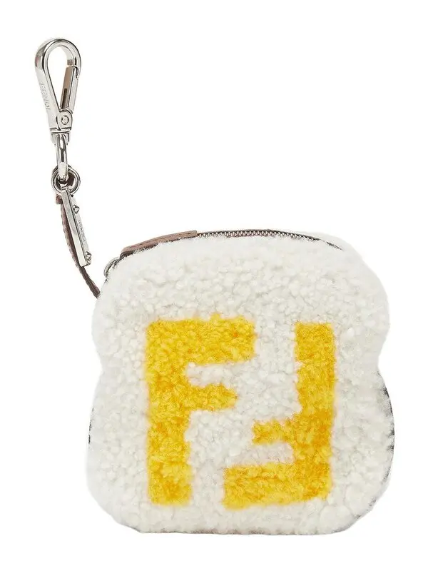 Fendi Ff Toast Charm - White