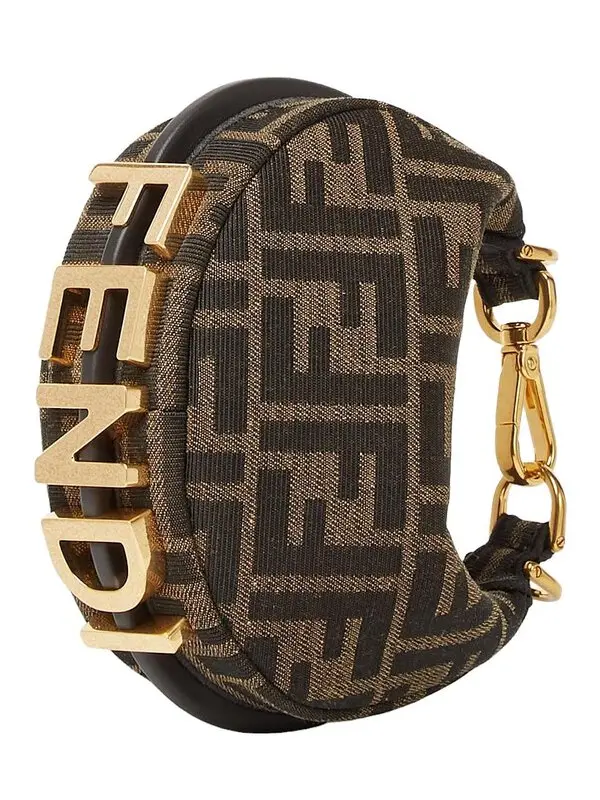 Fendi Nano Fendigraphy Hobo Bag - Brown