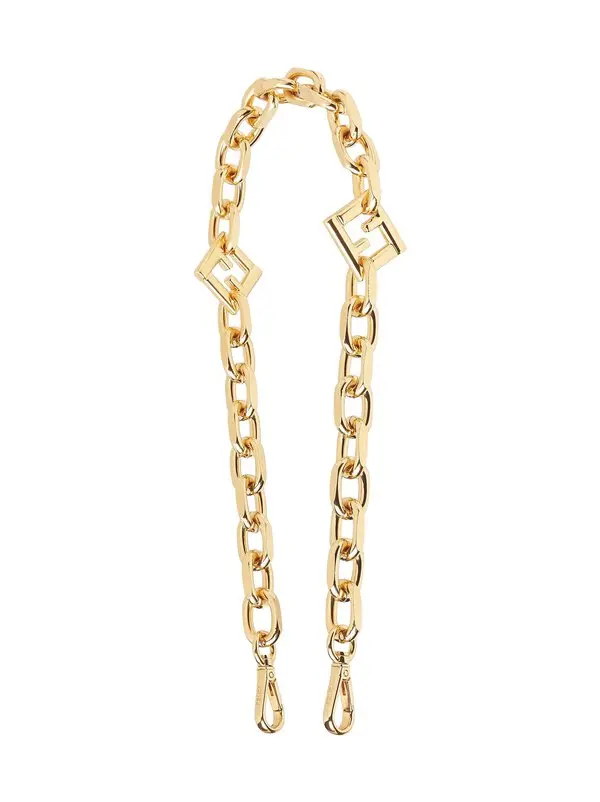 Fendi Chain Mesh Shoulder Strap - Gold