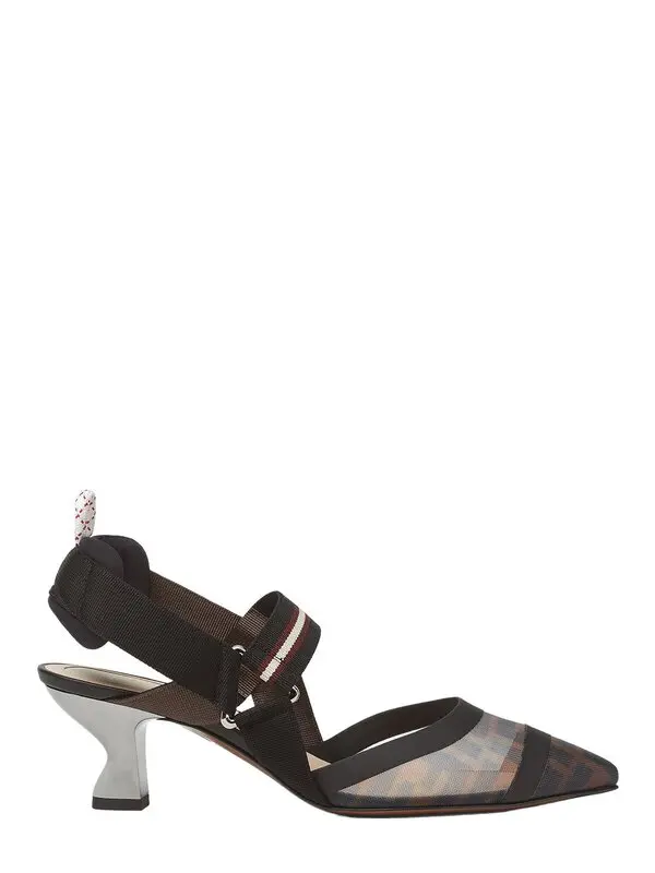 Fendi Colibrì Slingbacks - Brown