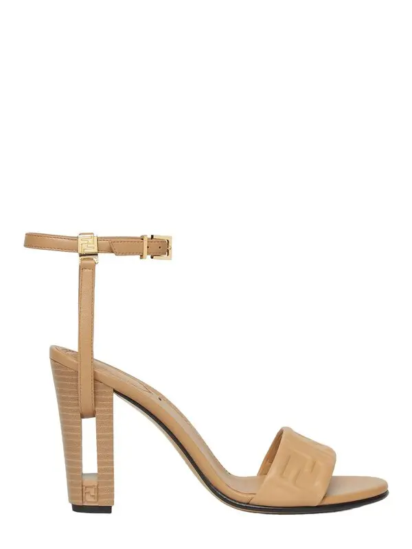 Fendi Delfina Sandals - Beige