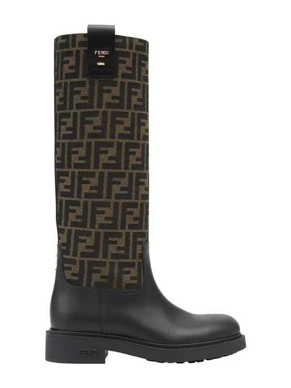 Fendi Filo Boots - Brown