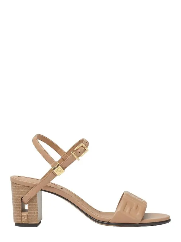 Fendi Delfina Sandals - Brown