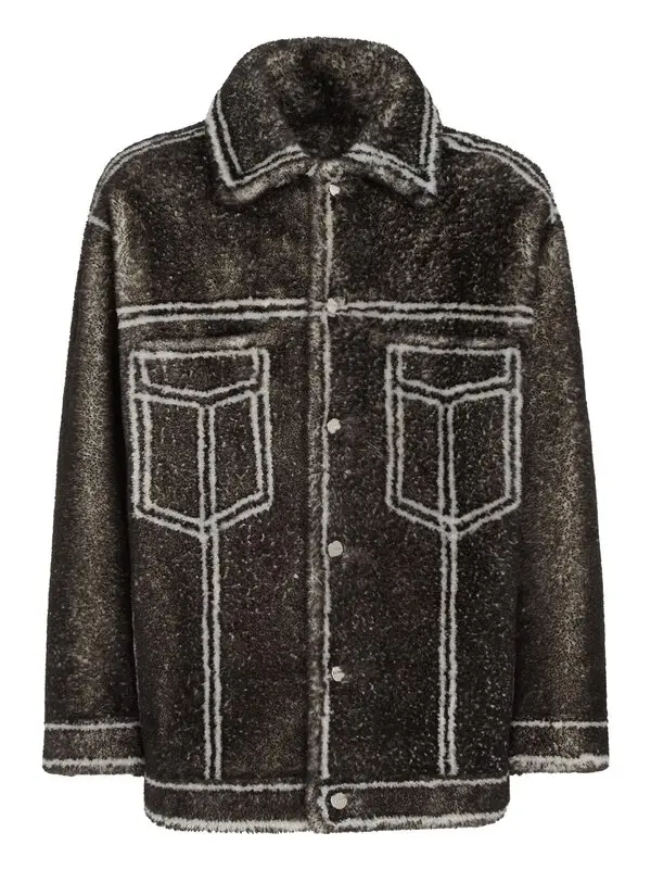 Fendi Shearling Blouson - Black