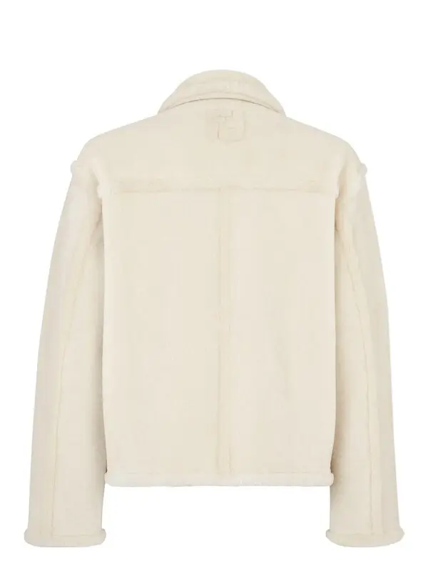 Fendi Shearling Blouson - White