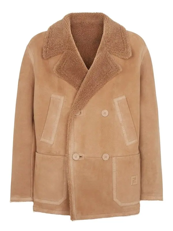 Fendi Double-breasted Blouson - Brown