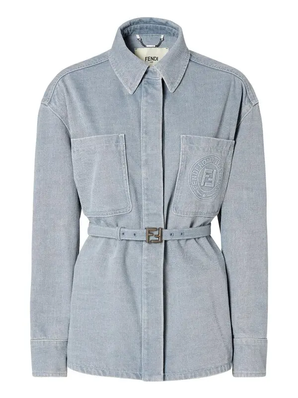 Fendi Denim Jacket - Blue
