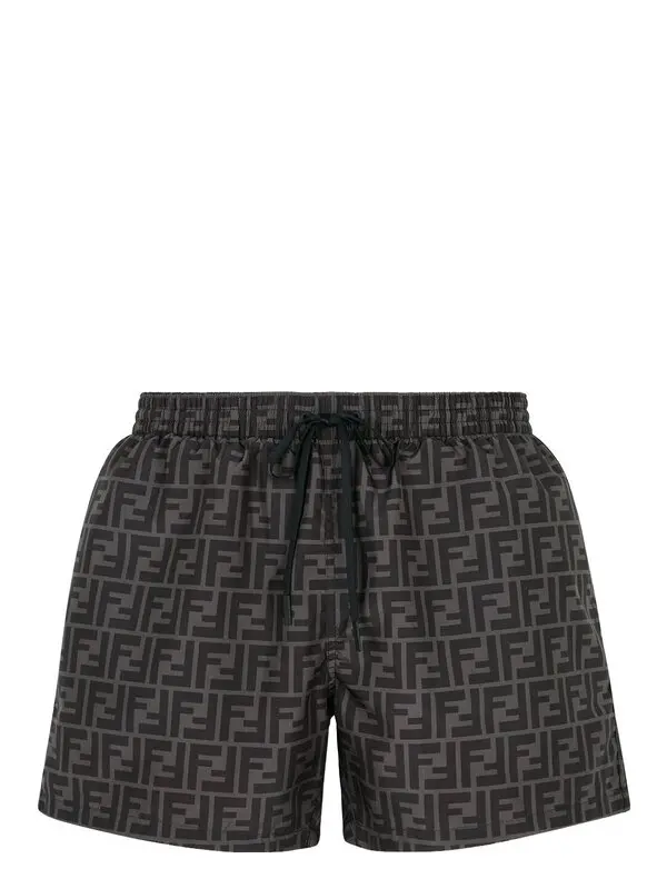 Fendi Swim Shorts - Black