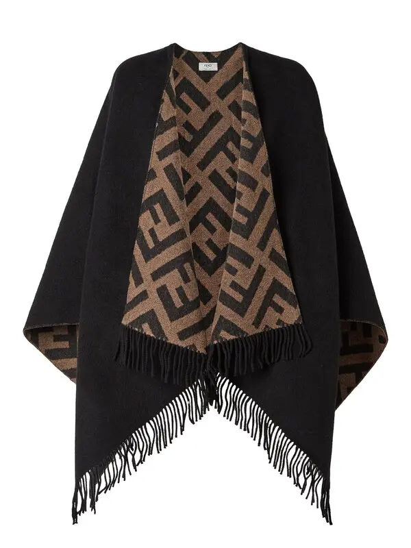 Fendi Ff Poncho - Multicolour
