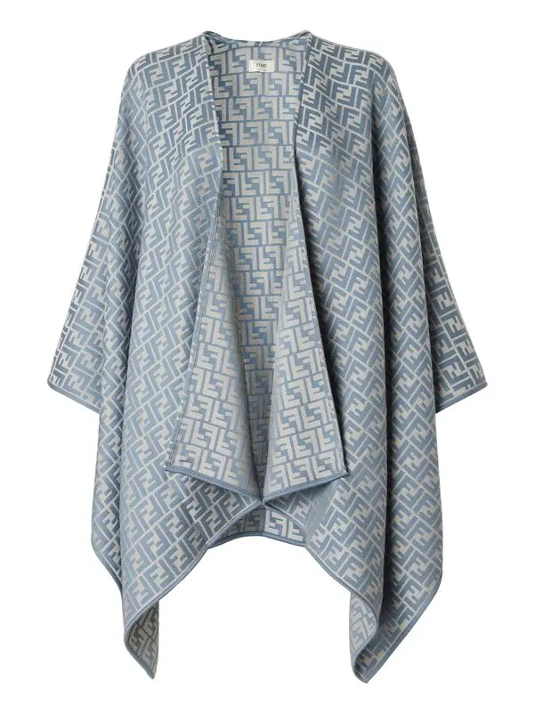 Fendi Poncho - Blue