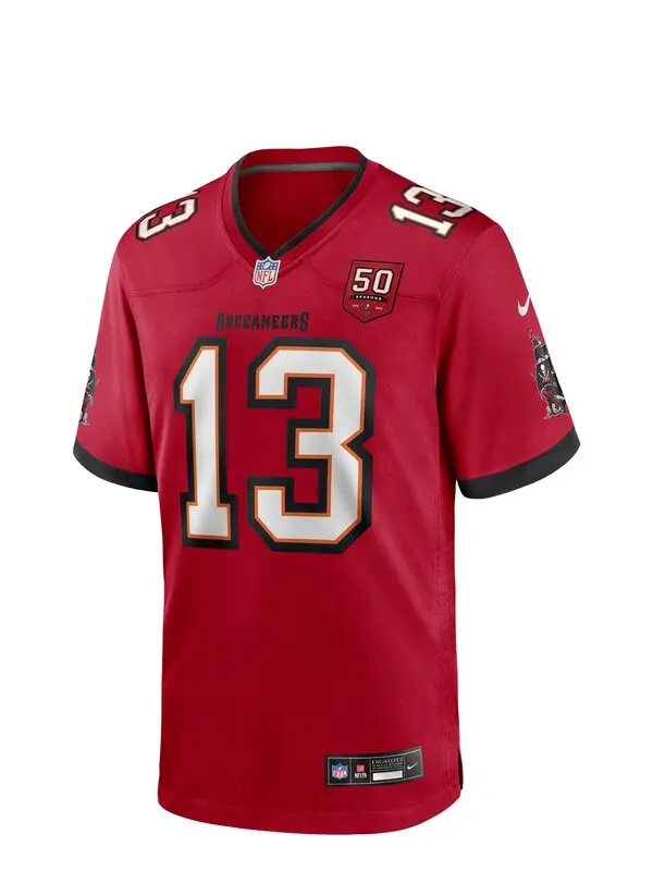 Nike Mike Evans Tampa Bay Buccaneers 50th Anniversary Nfl Game Jersey - Red