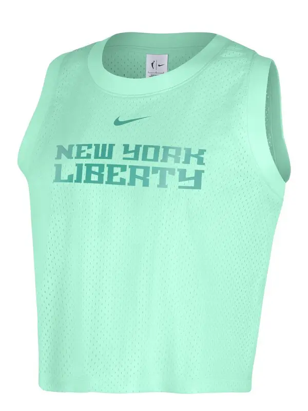 Nike New York Liberty Wnba Mesh Tank Top - Green