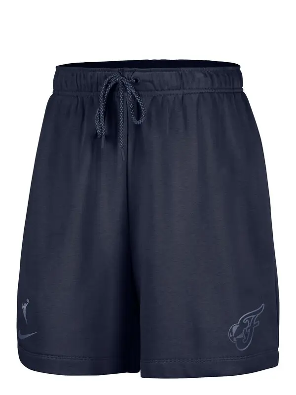 Nike Indiana Fever Wnba 6" Fleece Shorts - Blue