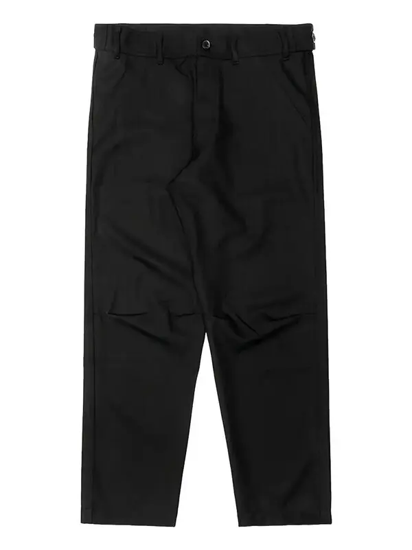 Comme Des Garçons Button-fastening Woven Trousers - Black