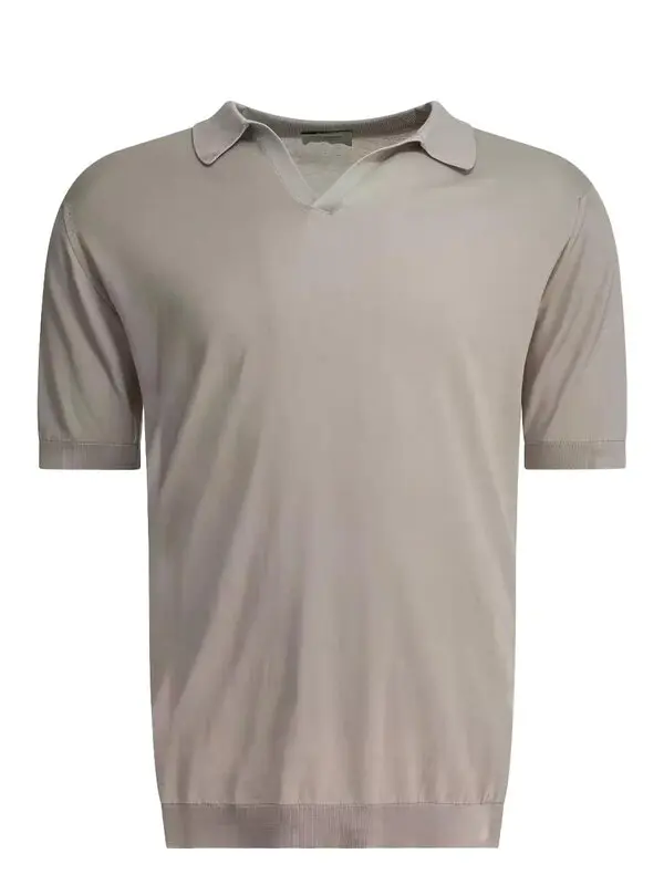 John Smedley Short-sleeve Polo Shirt - Neutrals
