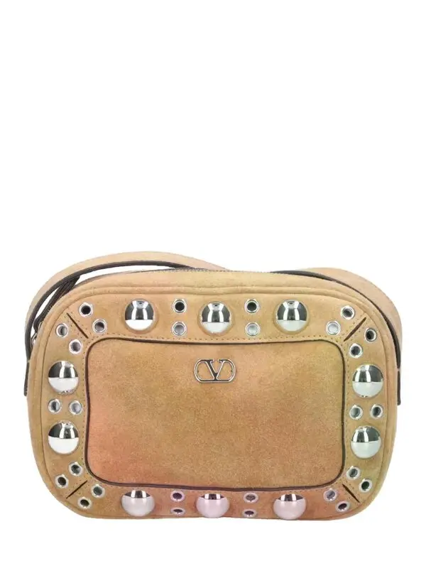 Valentino Garavani Nellcôte Studded Cross Body Bag - Neutrals