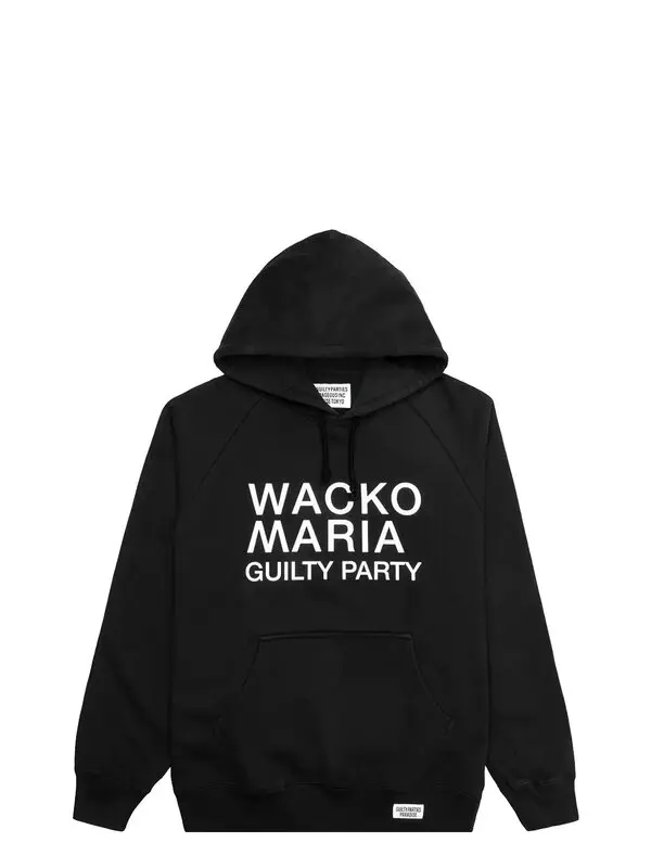 WACKO MARIA Heavyweight Pullover Hoodie - Black