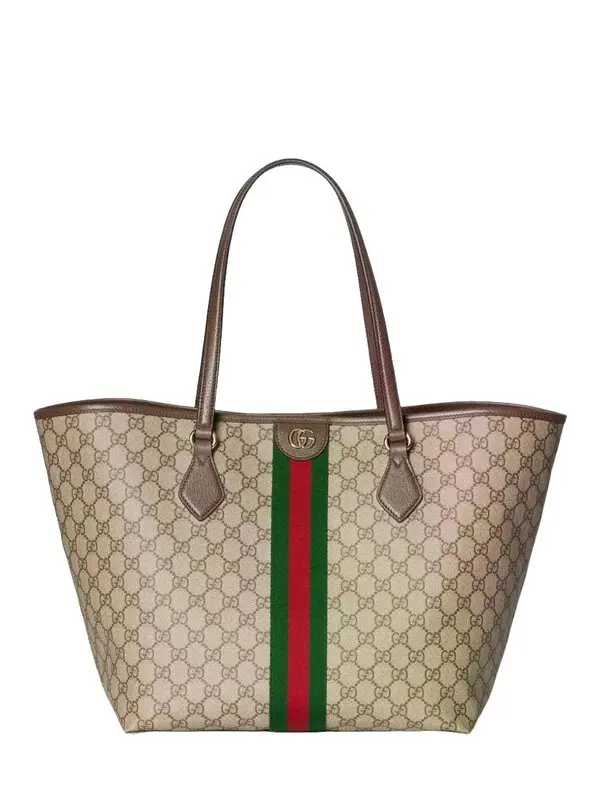 Gucci Large Ophidia Tote Bag - Brown
