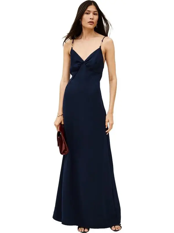 Ba&sh Clash Maxi Dress - Blue