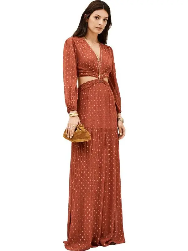 Ba&sh Marry Maxi Dress - Red