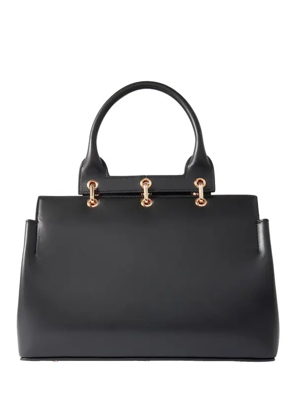 Gabriela Hearst Small Leather Tote - Black