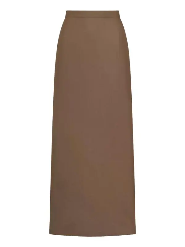 Max Mara Cashmere Midi Skirt - Brown