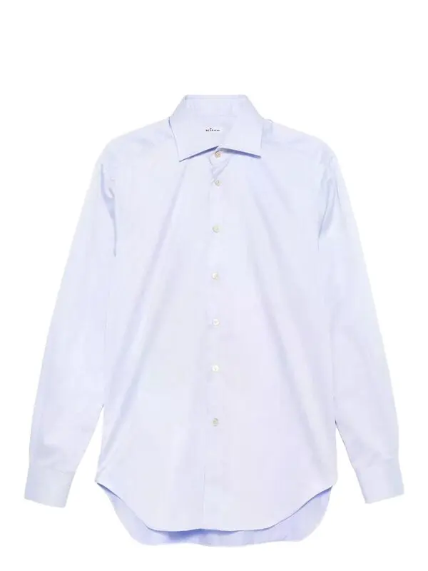 Kiton Long-sleeve Button-down Shirt - Blue