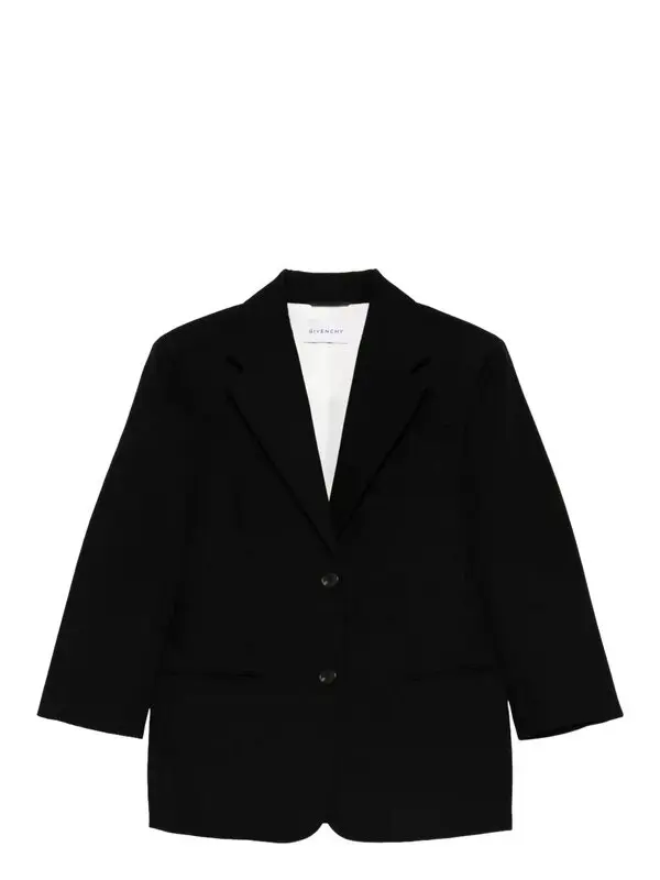 Givenchy Three-button Notched-lapel Jacket - Black