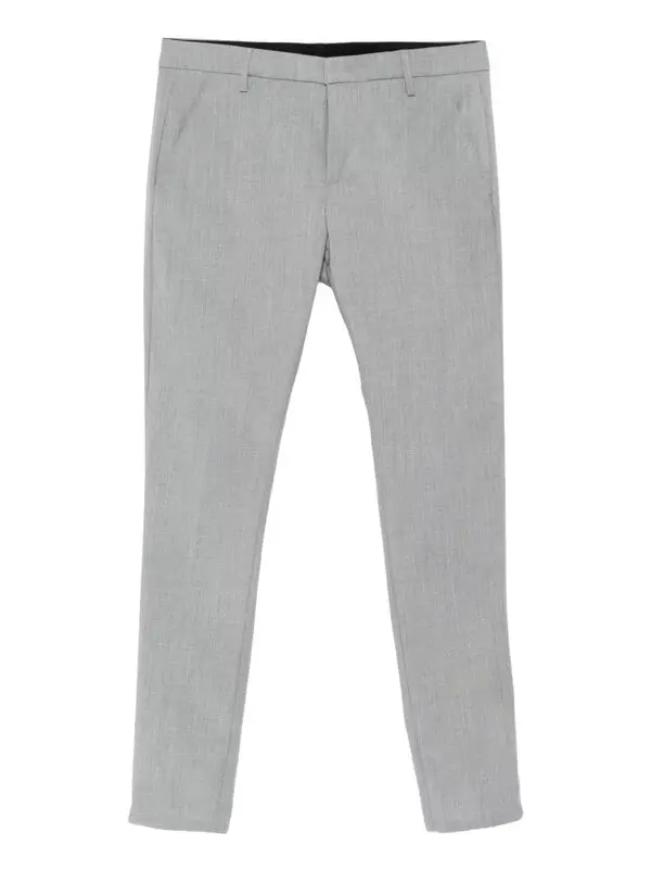 DONDUP Mélange-effect Trousers - Grey