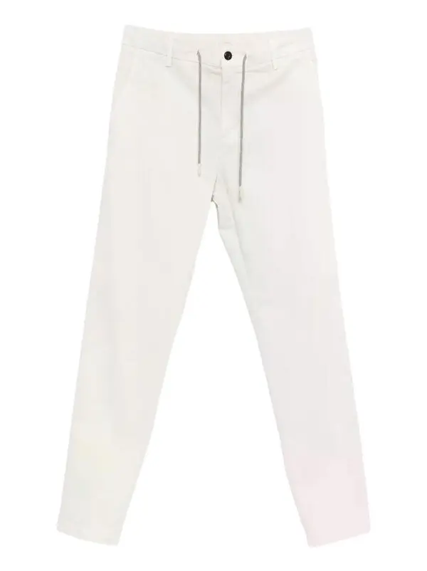 Eleventy Drawstring Trousers - Neutrals