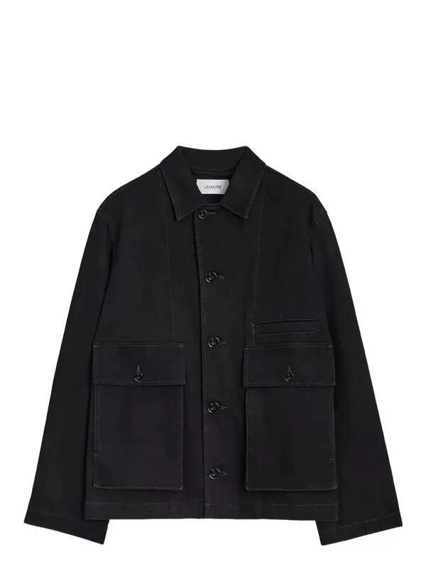 LEMAIRE Boxy Denim Jacket - Black