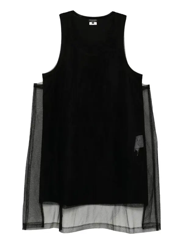 Comme Des Garçons Double-layer Vest - Black