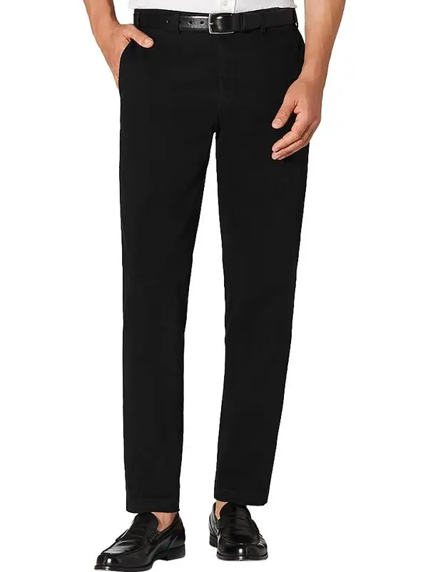 HILTL Parma Essential Cotton Stretch Chino Pants - Black