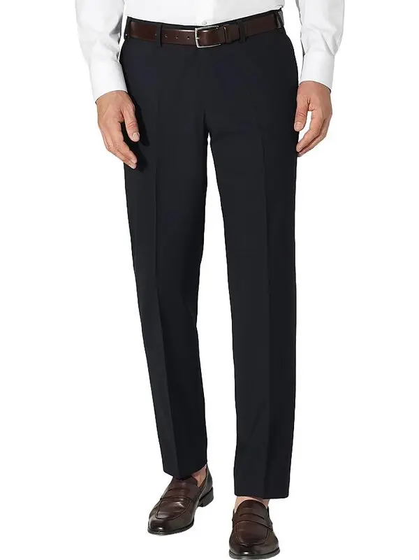 HILTL High Twist Wool Stretch Trousers - Navy Blue