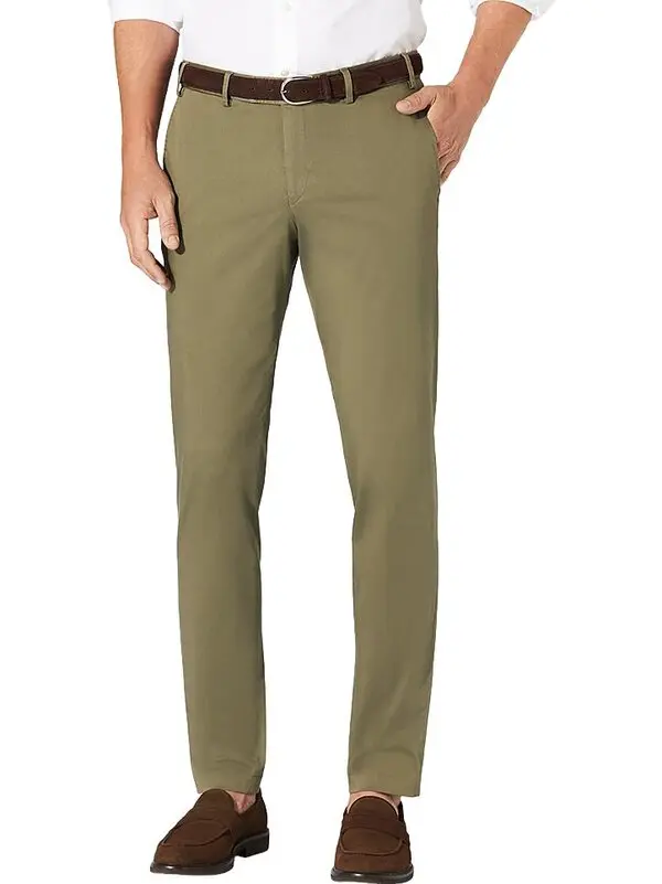 HILTL Parma Supima Chino 365 Pants - Olive Green