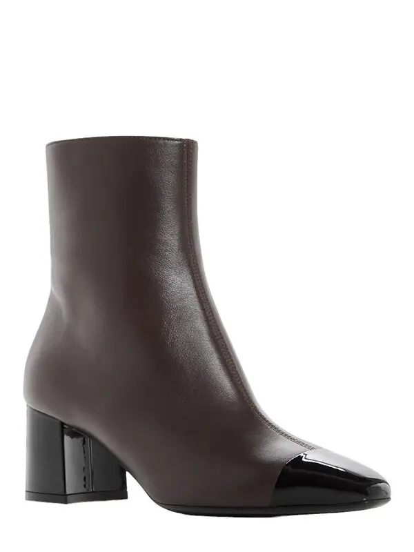 FERRAGAMO Sambi 60 Block Heel Booties - T Moro